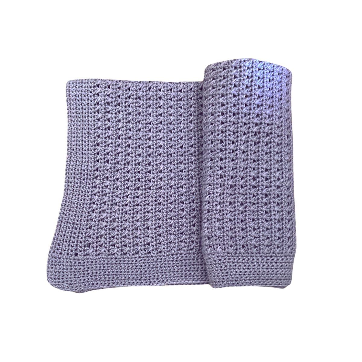 Lilac Grey Crochet Carseat Blanket – Speku